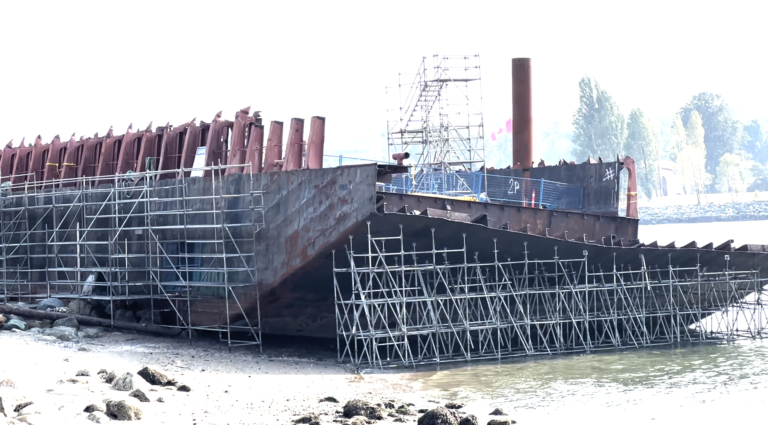 Sunset Beach barge removal a $2.4 million project - theBreaker
